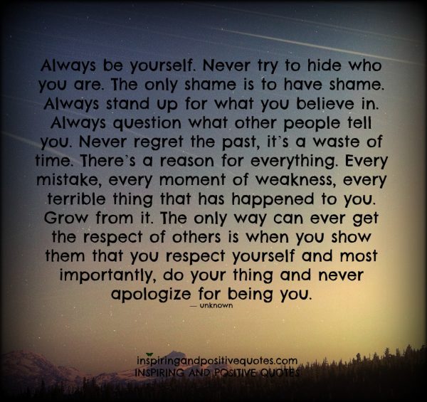 Be Your Best Self, Not a Copy of Others. - Inspiring And Positive Quotes