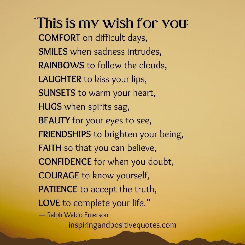Comfort on Difficult Days - Inspiring And Positive Quotes
