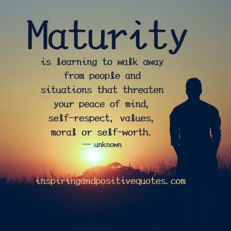 Walking Away for Your Peace of Mind and Self-Respect - Inspiring And ...