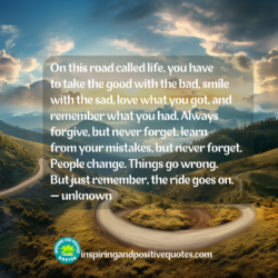 The Journey of Life: Embracing the Good and the Bad - Inspiring And ...